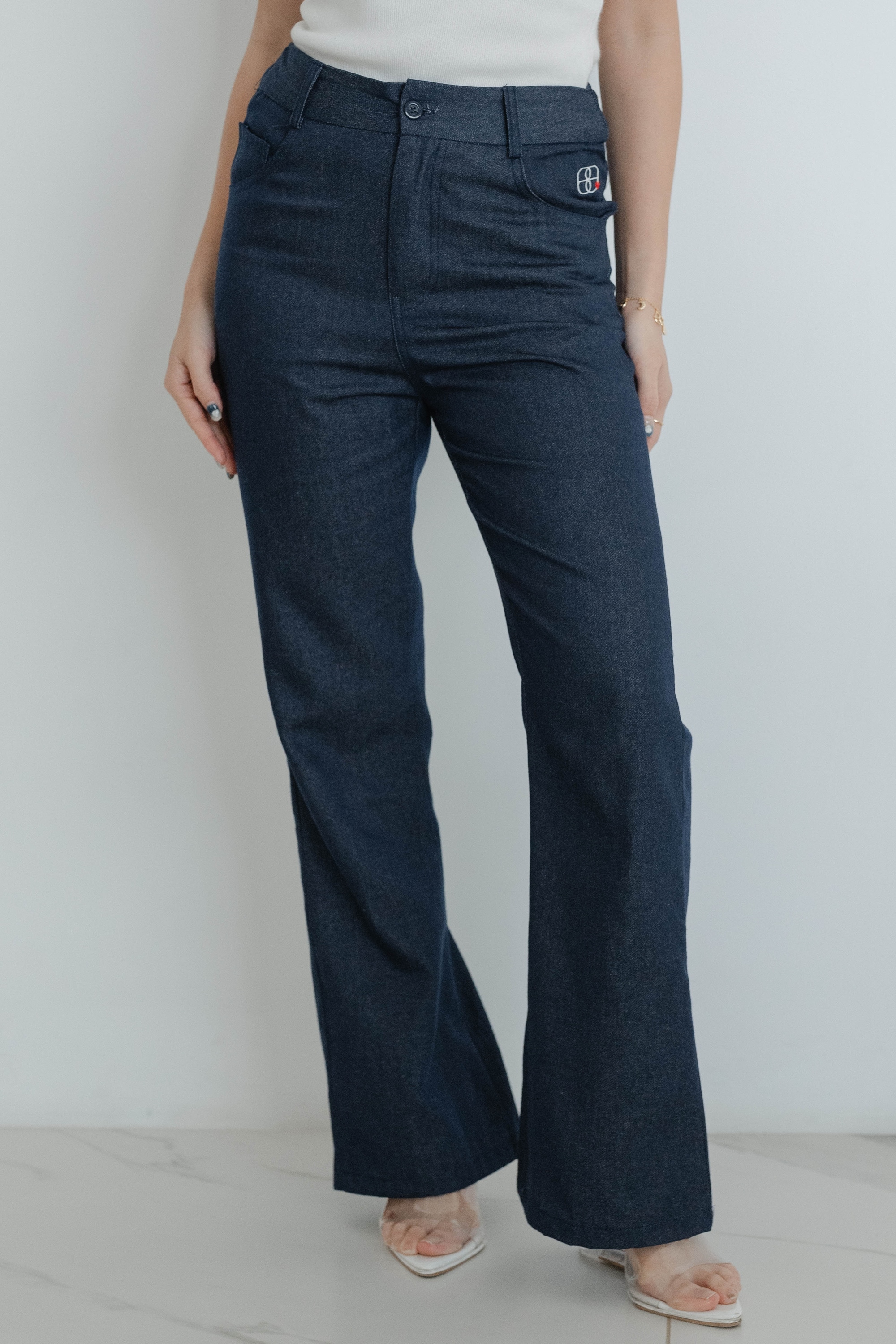 Beatrice Clothing Camie Denim Pants - Beatrice Clothing